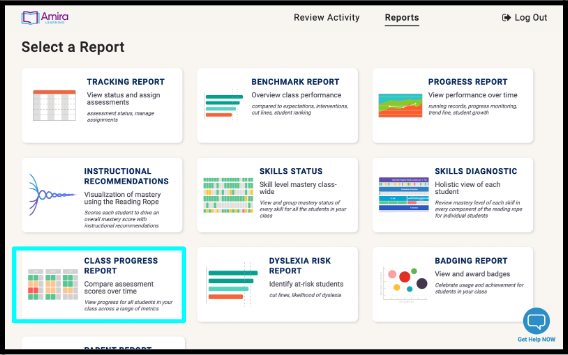 Class Progress Report
