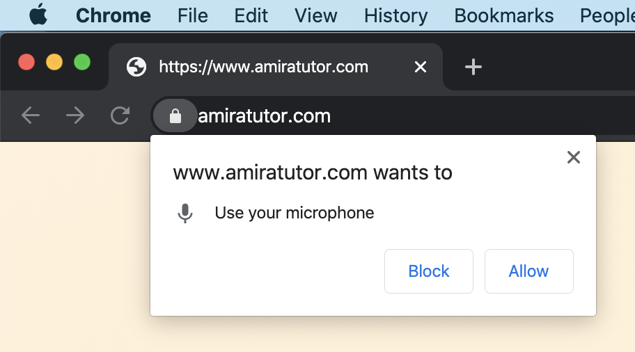 How do I always enable the microphone on Chrome?